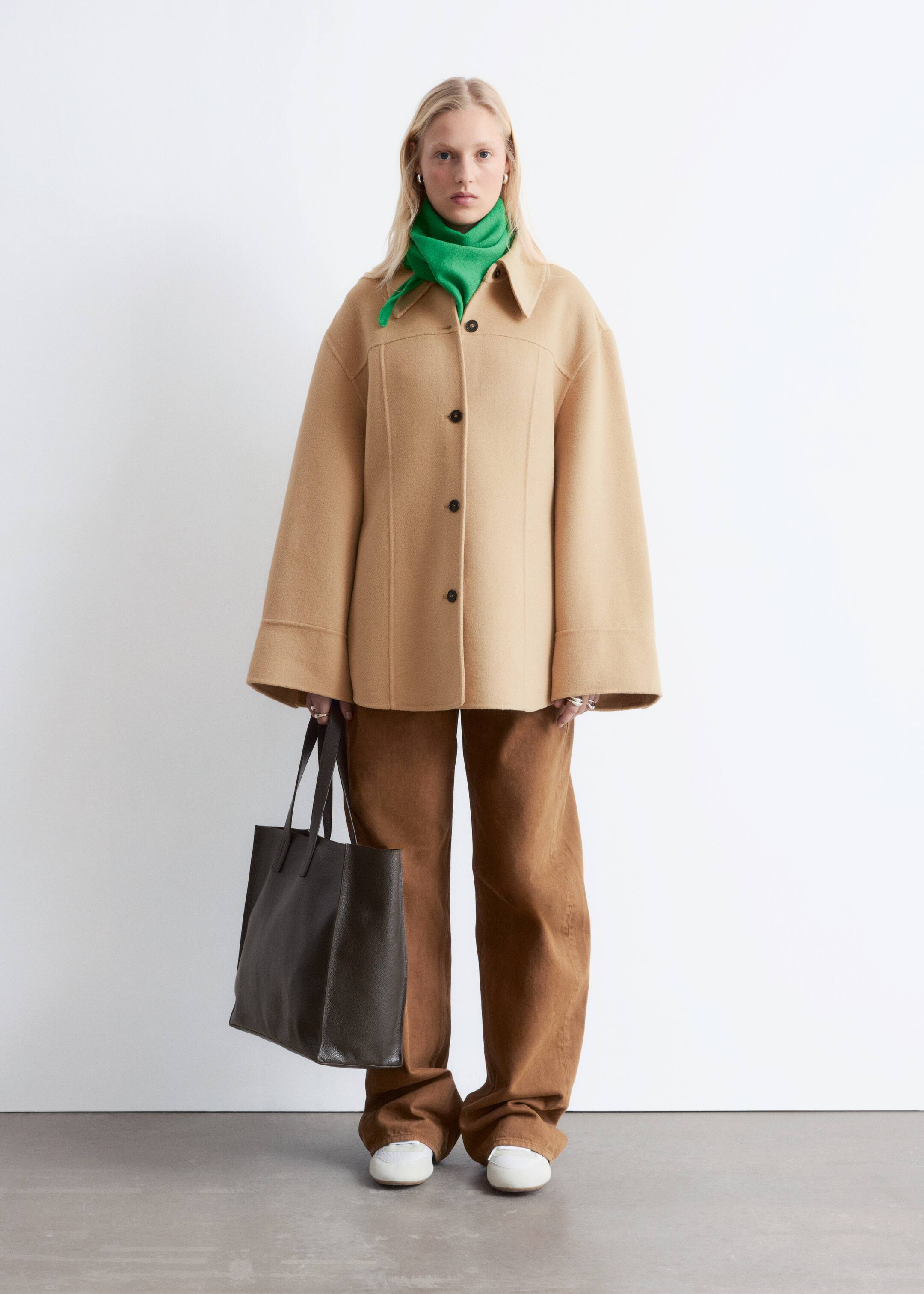 Tapered Wool Jacket - בז' - Ladies | H&M IL