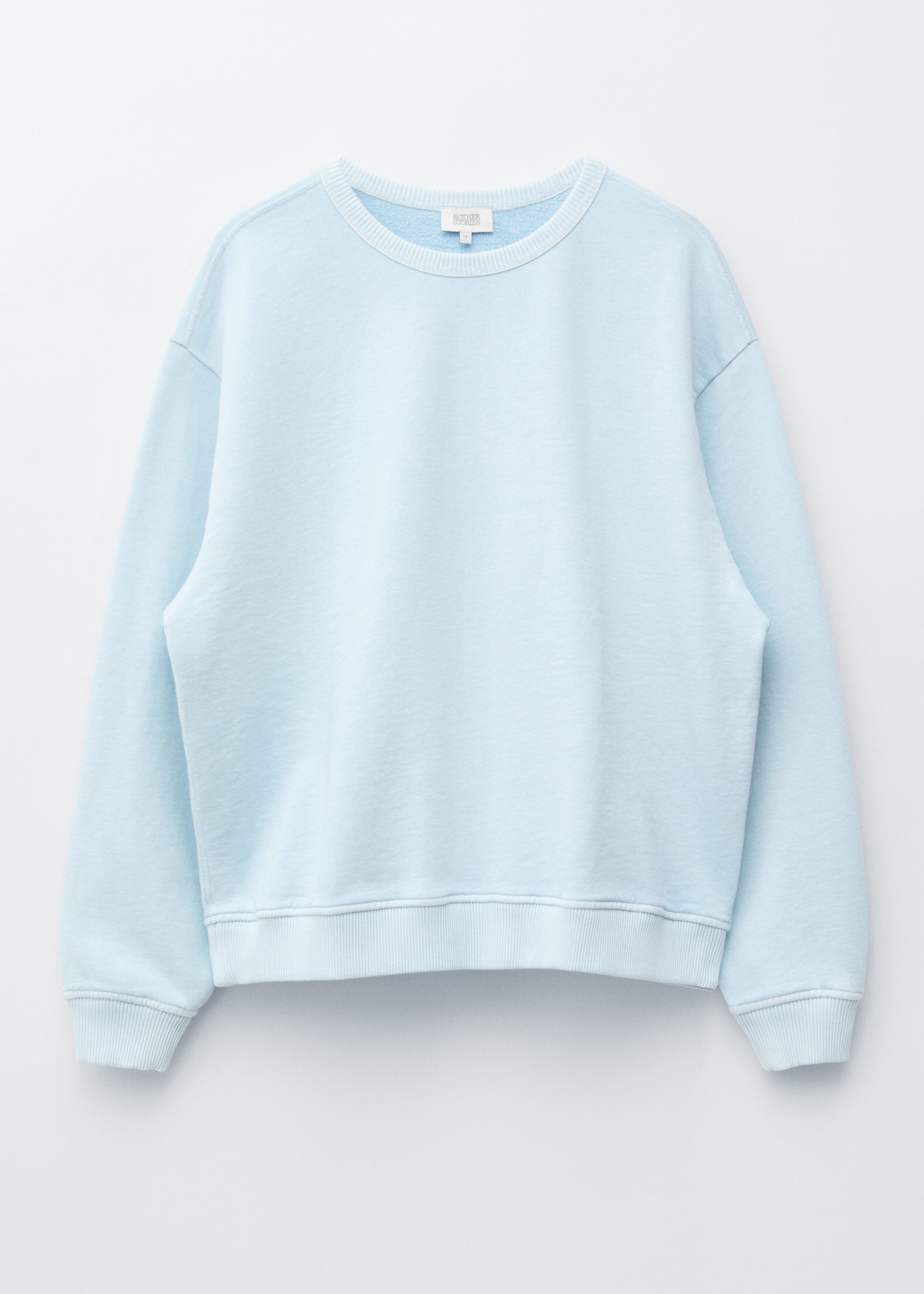 Oversized Cotton-Jersey Sweatshirt - Light Blue - & Other Stories BE