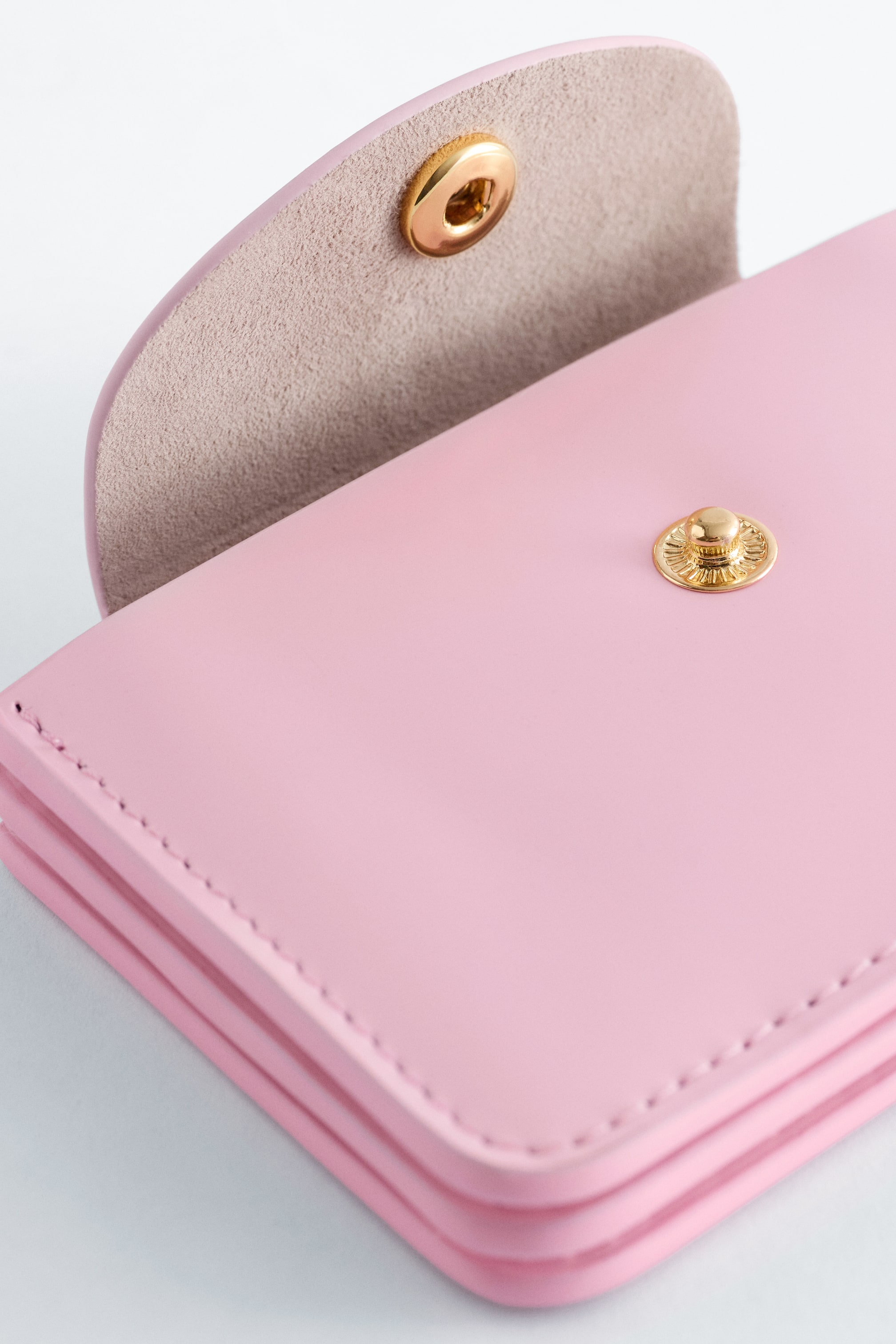 Bőr kártyatartó - Világos rózsaszín - NŐI | H&M HU