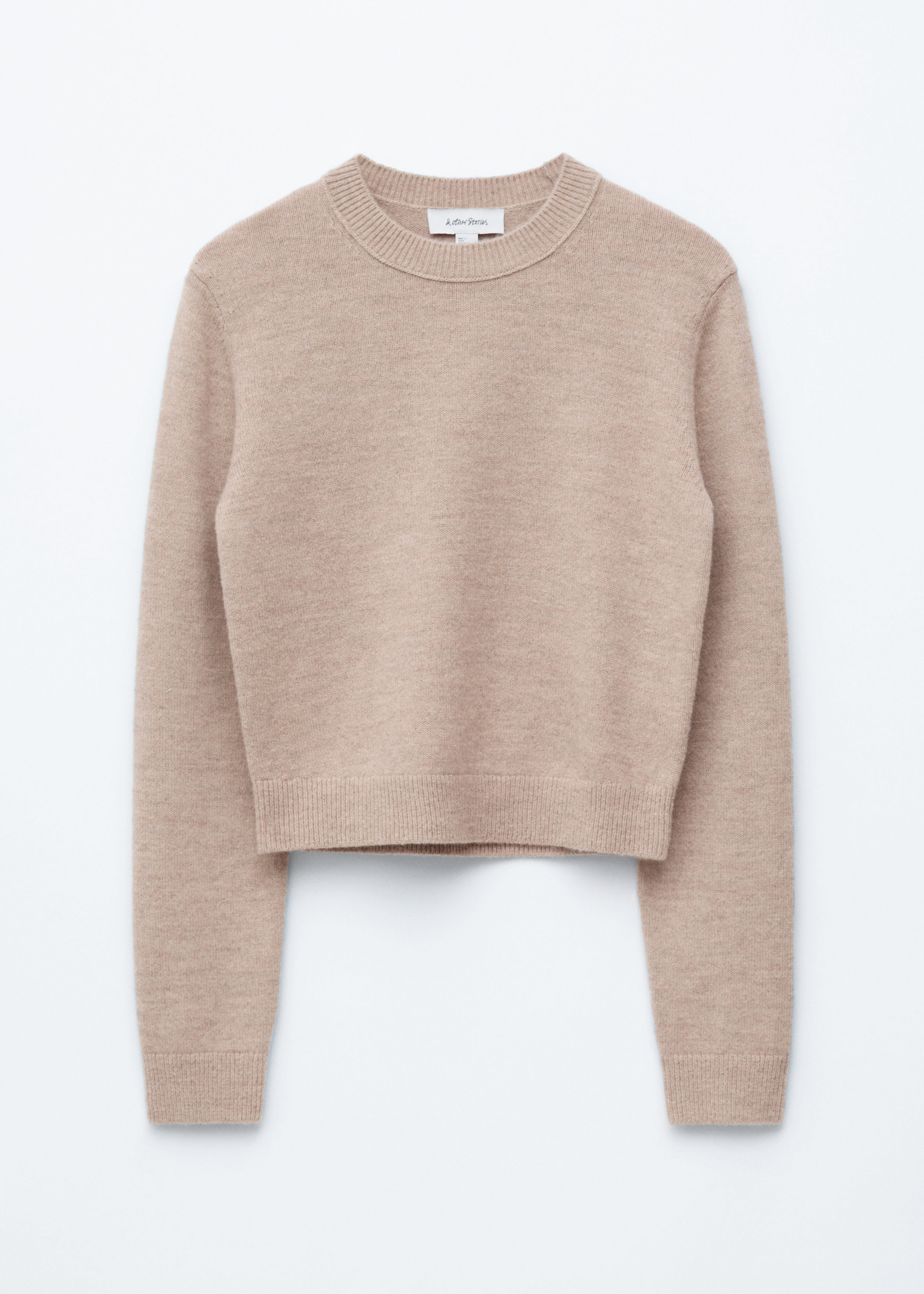 Knitted Jumper - Light Greige Melange - & Other Stories BE