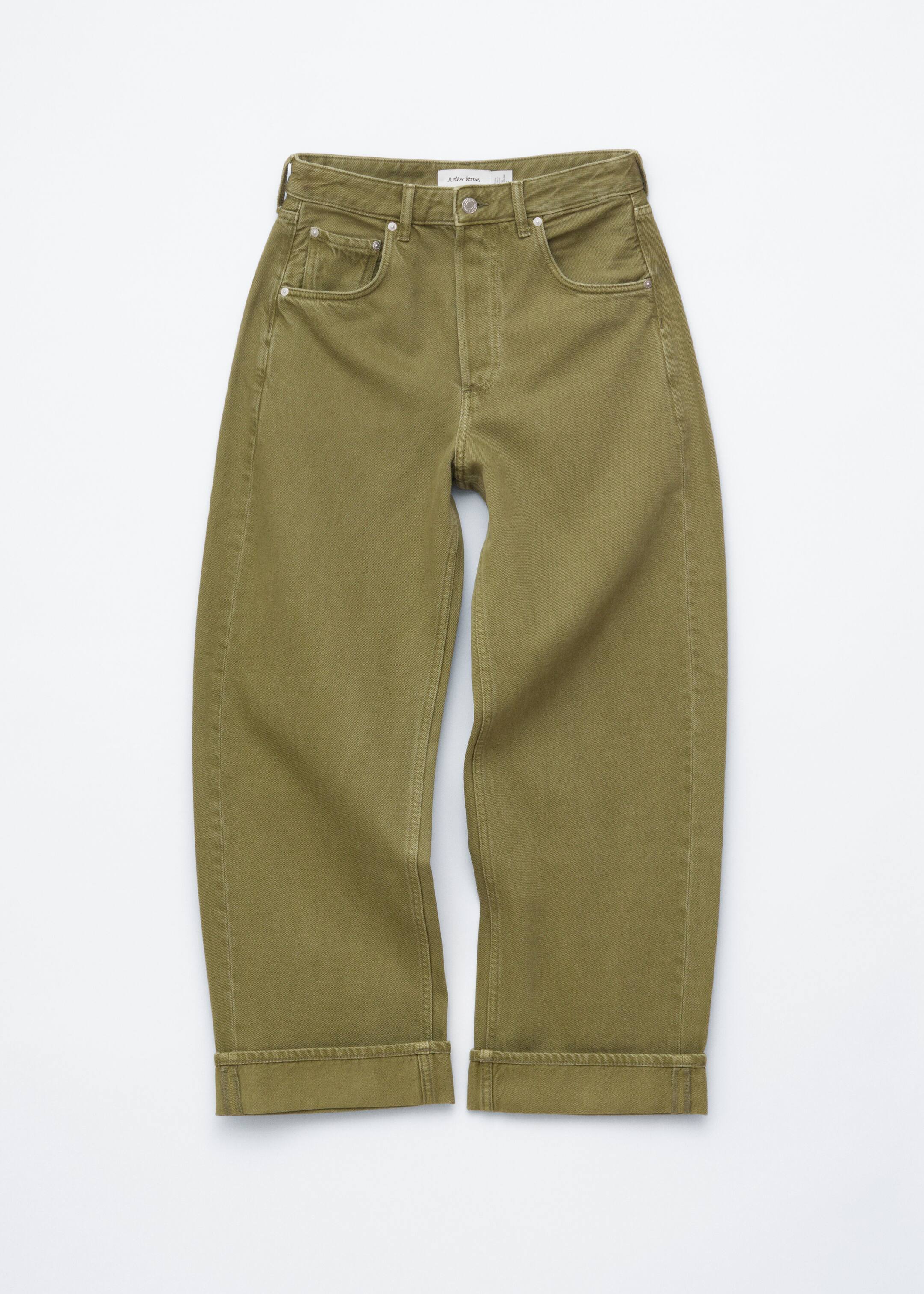 Jeans mit Barrel-Bein - Khaki - Ladies | H&M AT