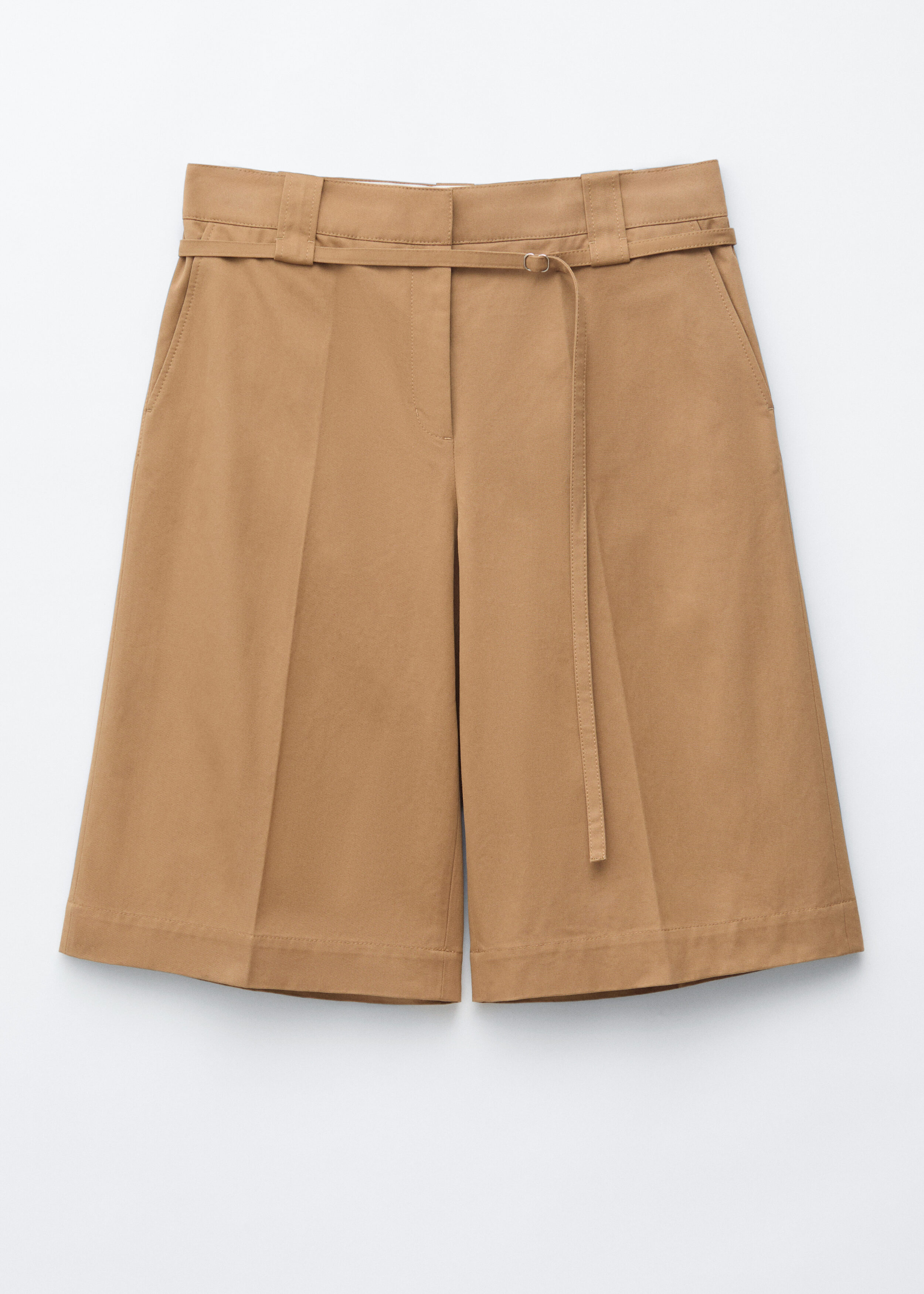 Belted Bermuda Shorts - Dark Beige - & Other Stories BE