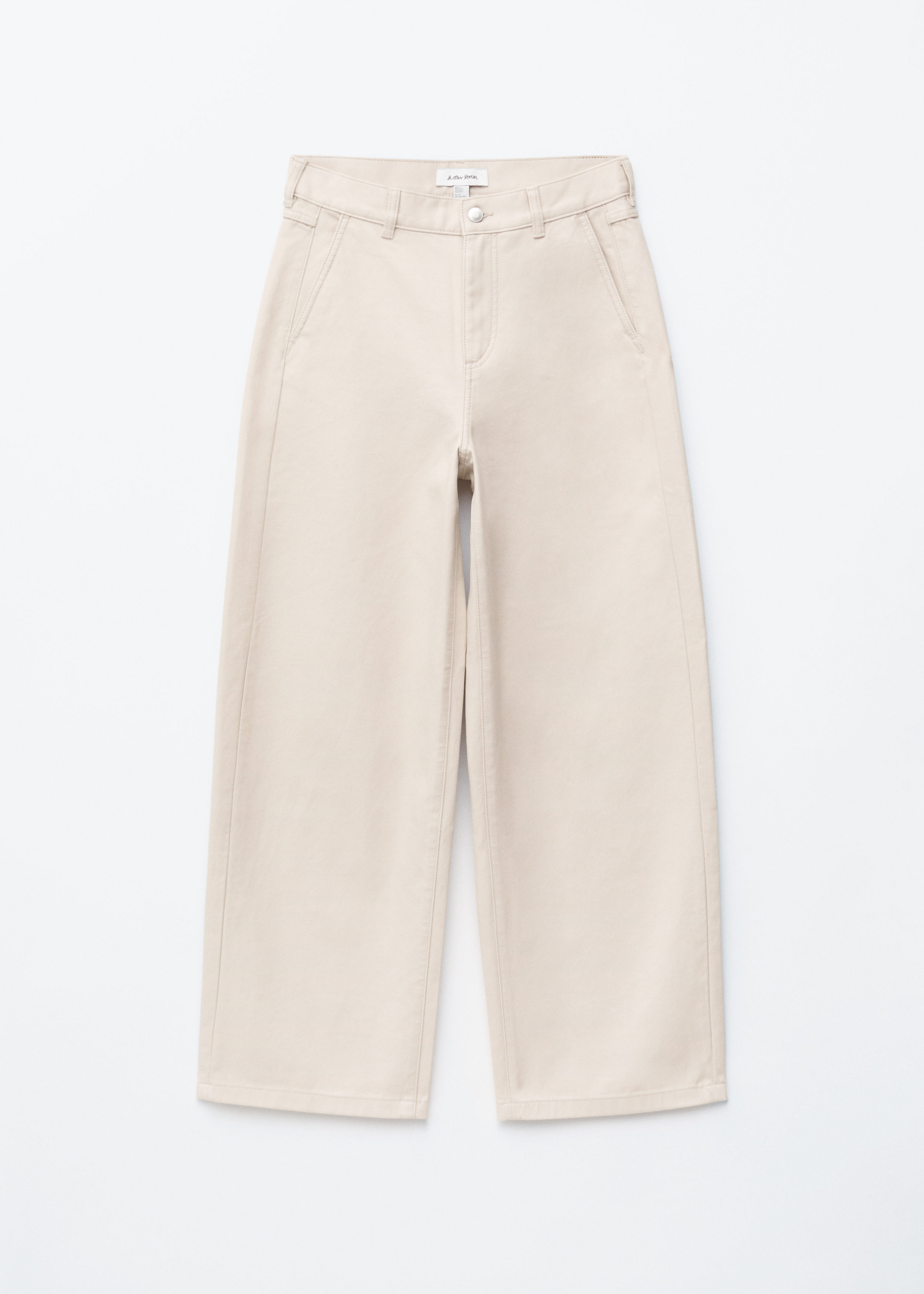 Wide-Leg Cotton Trousers - Off-White - & Other Stories AD