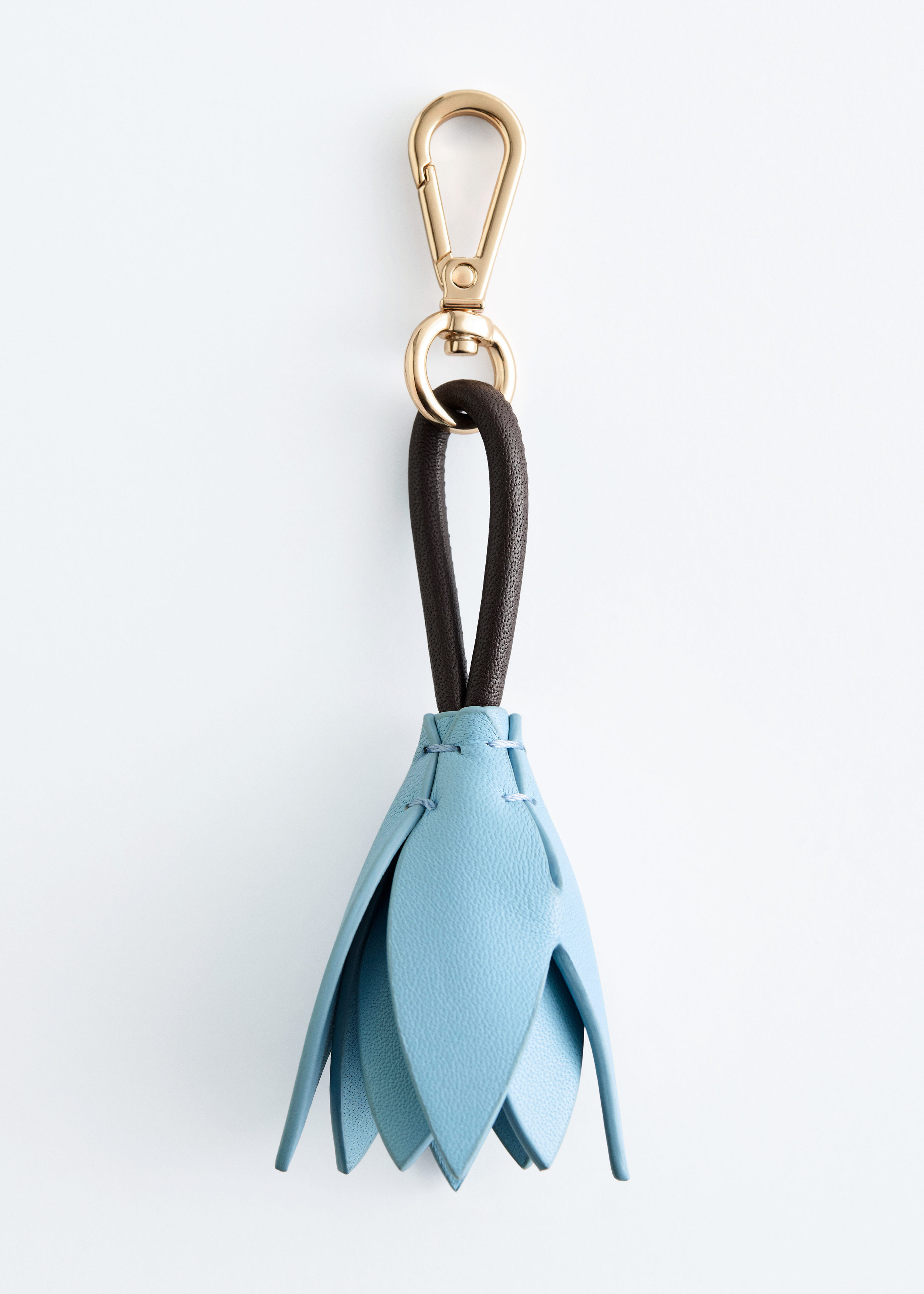 Tulip Bag Charm - Light Blue/Dark Brown - & Other Stories US