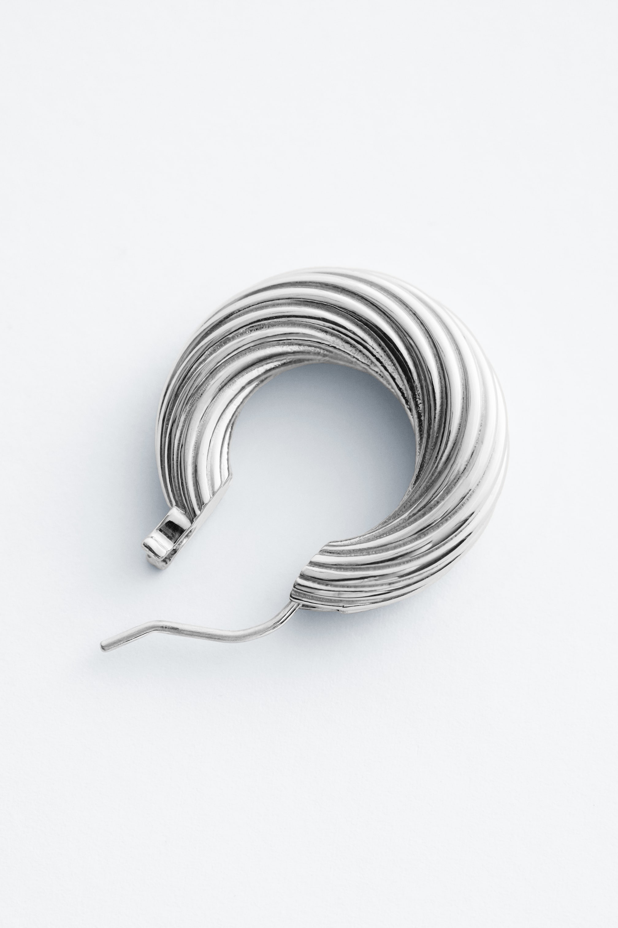 Geriffelte Creolen - Silber - Ladies | H&M DE