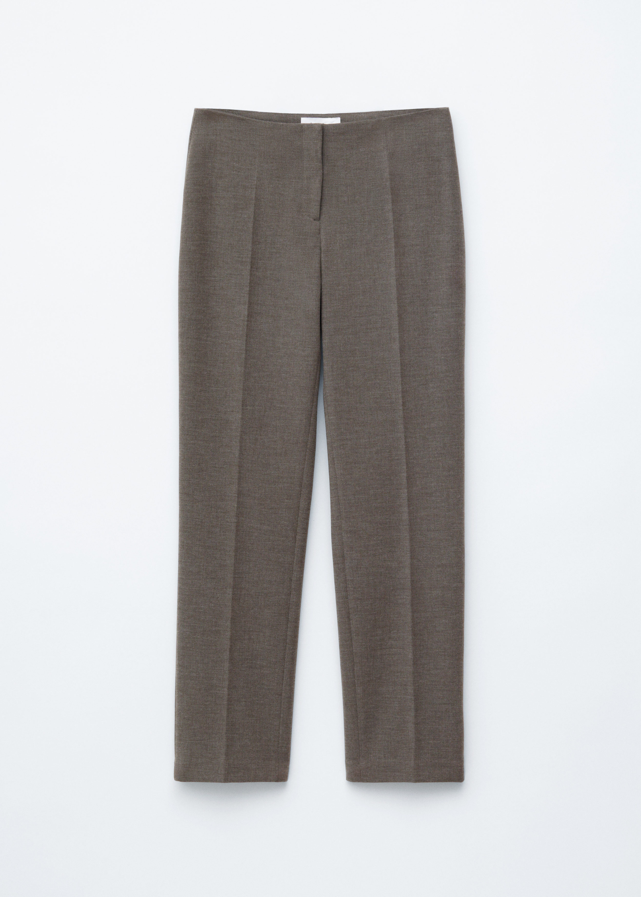 Tailored Press-Crease Trousers - Greige Melange - & Other Stories GG