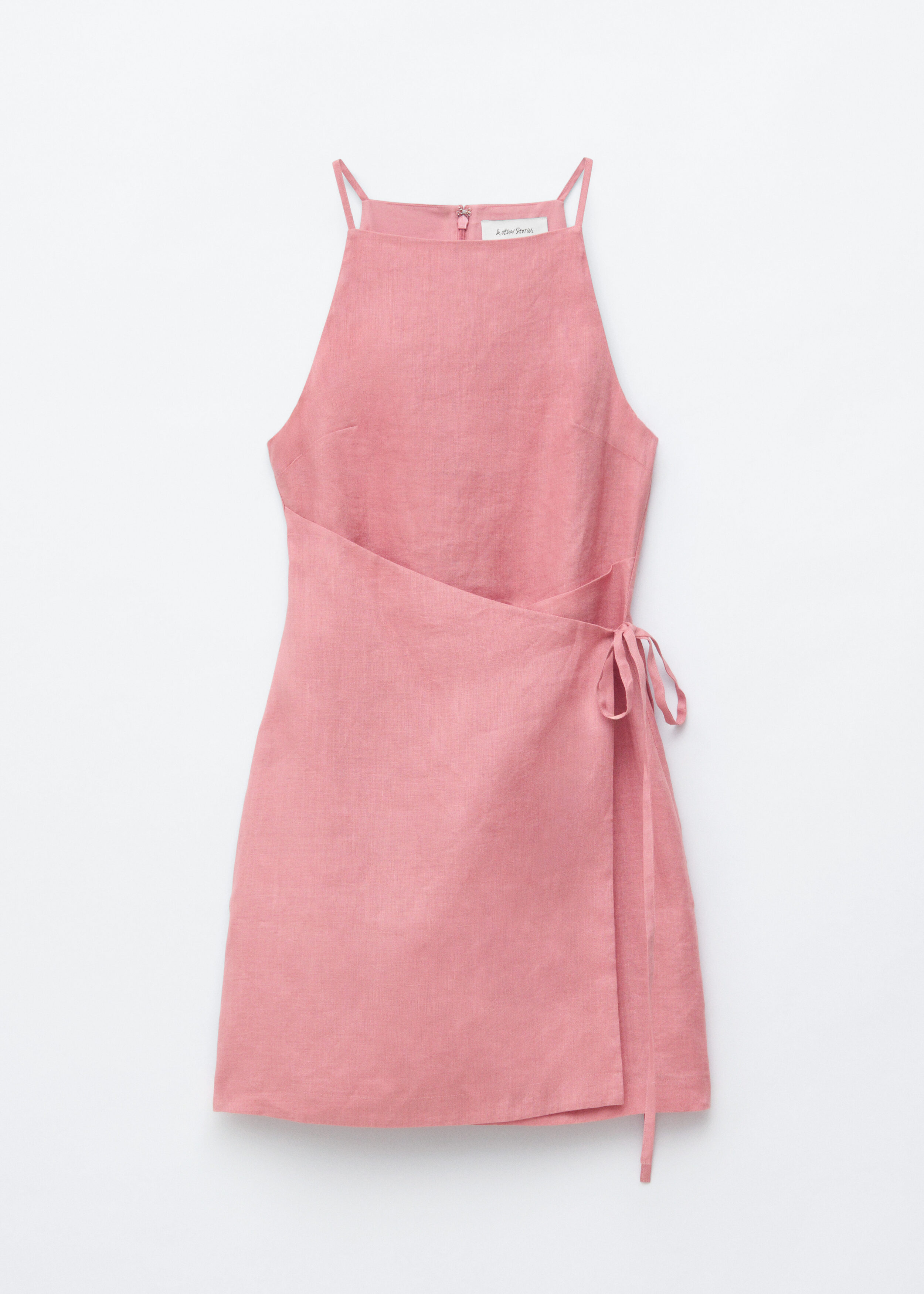 Linen Mini Dress - Pink - Mini dresses - & Other Stories GB